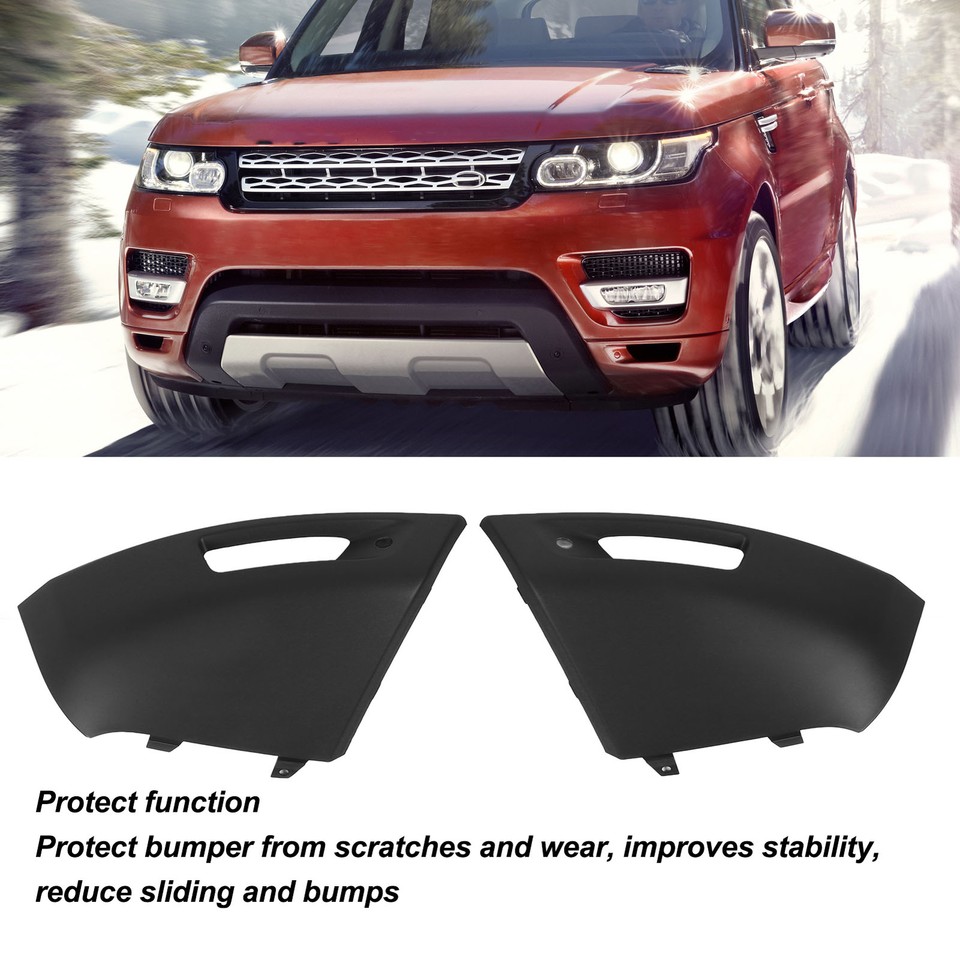 1 Pair Front Bumper End Cap LR045052 Front Bumper Lower Face Bar Cover ...