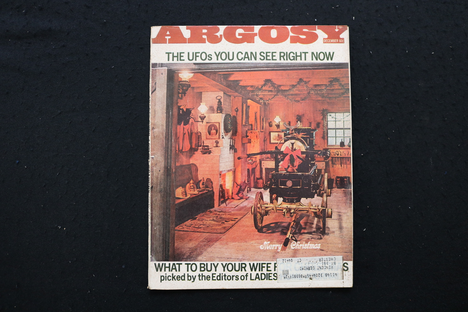 1968 DECEMBER ARGOSY MAGAZINE - MERRY CHRISTMAS COVER - SP 4178U | eBay