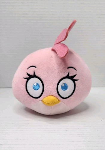 Angry Birds Stella Pink Bird Plush Movie Doll Toy Factory Claw Machine ...