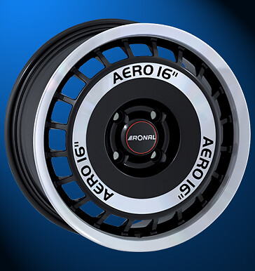 Ronal R50 AERO 7.5 X 16 4 X 108 25 schwarz frontkopiert for sale online ...