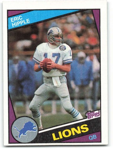 1984 Topps #255 Eric Hipple NM++ Lions ID:354208 | eBay
