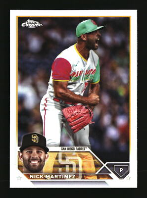 2023 Topps Chrome Update Nick Martinez Refractor | eBay