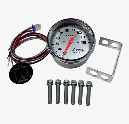 Livorsi 1841-55033r17, Tattle Tale GPS Speedometer Gauge 120PMH With ...