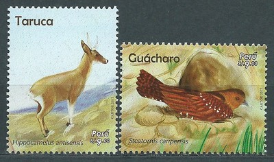 Perù Posta 2017 Yvert 2153/54 ** Mnh Fauna. Guachara E Taruca | eBay