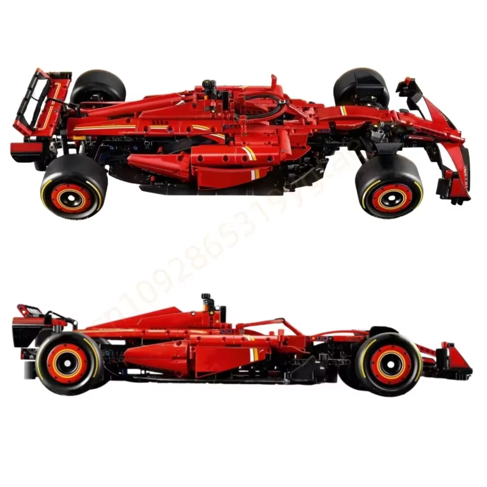 NEW 2024 1361 Pcs Technical F1 1:8 Ferrari SF-24 Building Blocks F1 ...