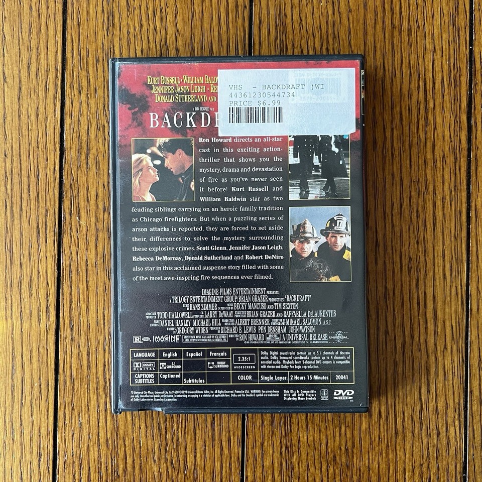 Backdraft DVD | eBay