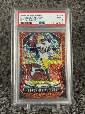 2019 Panini Prizm - #116 Geronimo Allison Red Shimmer /15 | eBay