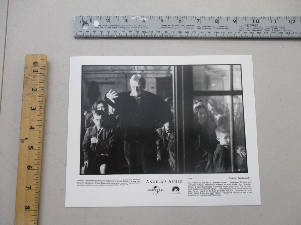 PRESS PROMO PHOTO 1999 FRANK MCCOURT MOVIE ANGELA'S ASHES ALAN PARKER ...