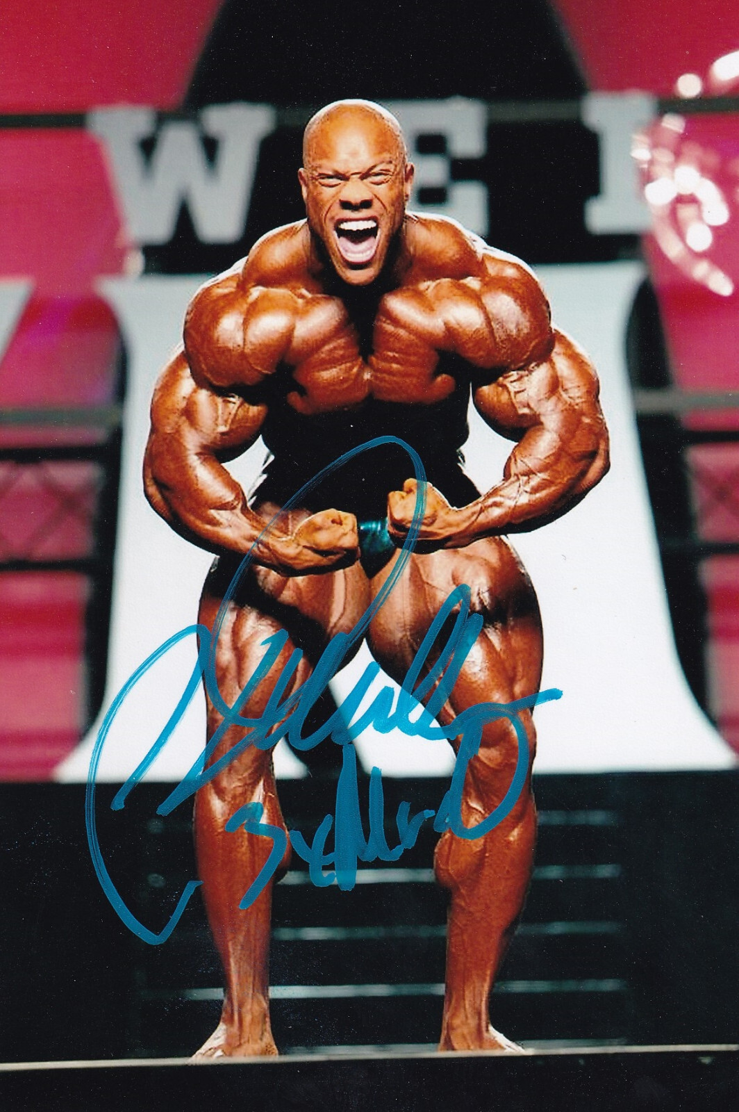Phil Heath Signed Autographed 4x6 Photo Bodybuilder 7x Mr. Olympia | eBay