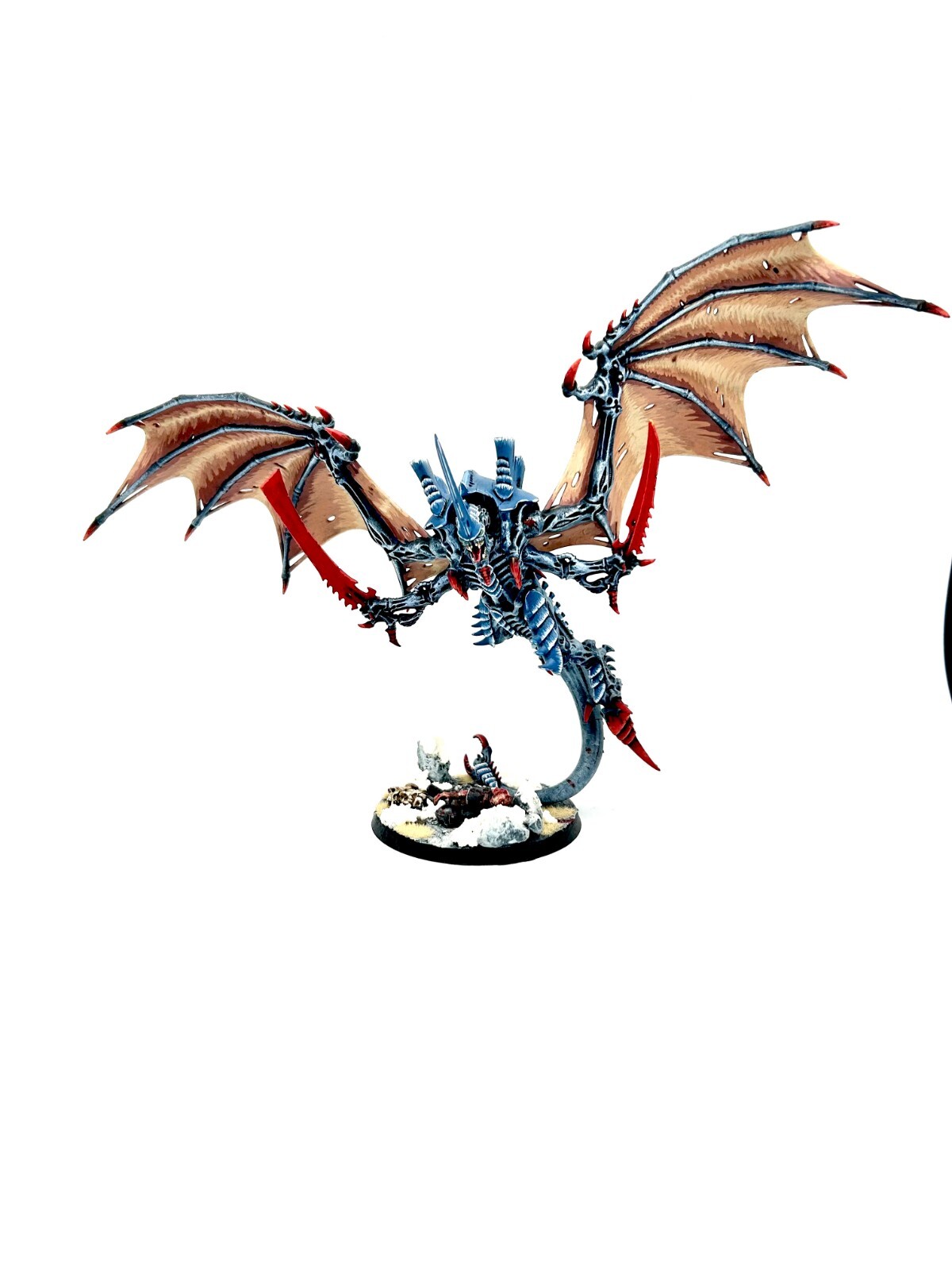 Warhammer 40k Tyranids Winged Hive Tyrant Painted | eBay
