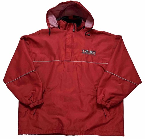 90’s Vintage Terminator 2 Universal Studios T2 3D Anorak Jacket Sz XXL ...