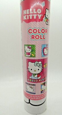 Hello Kitty Coloring Roll 1976 2012 Sanrio Co. 25 Pages Cute Graphics ...