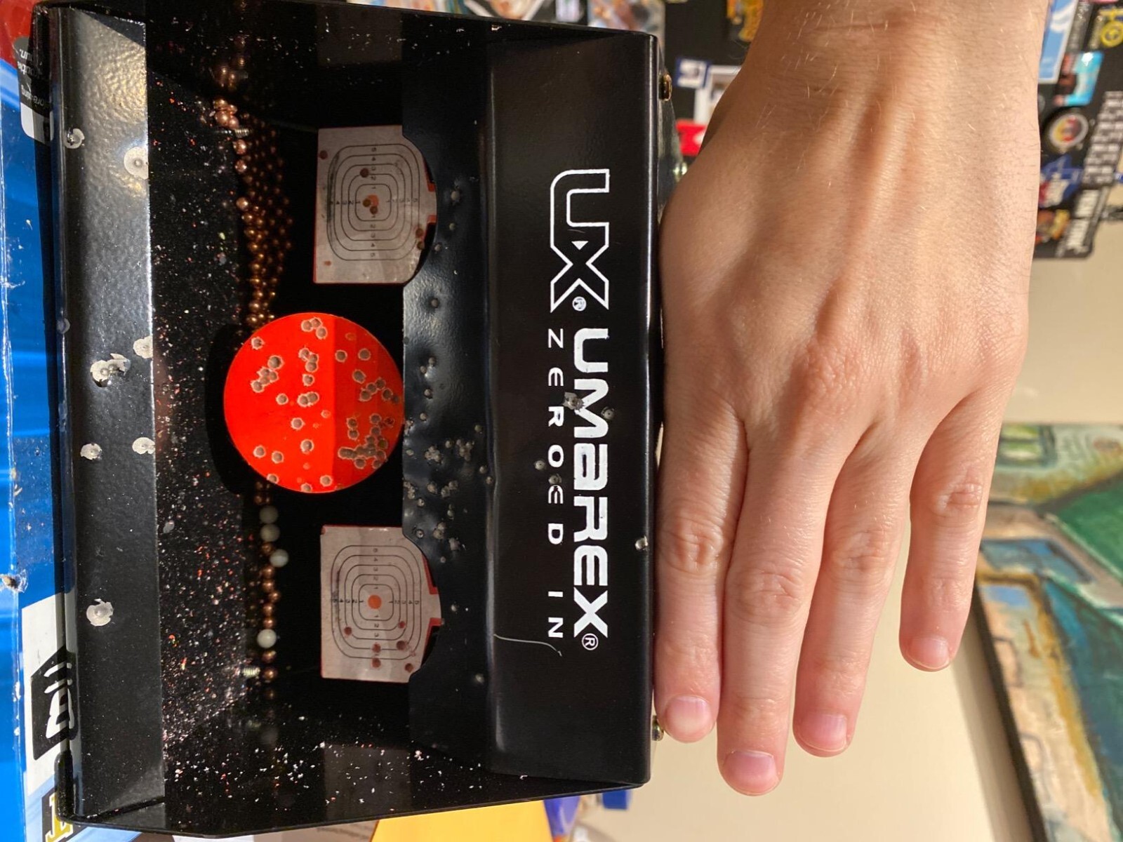 Trap-Shot Flip Up Steel Targets BB Pellet Air Gun In-Outdoor Rifle Ammo ...