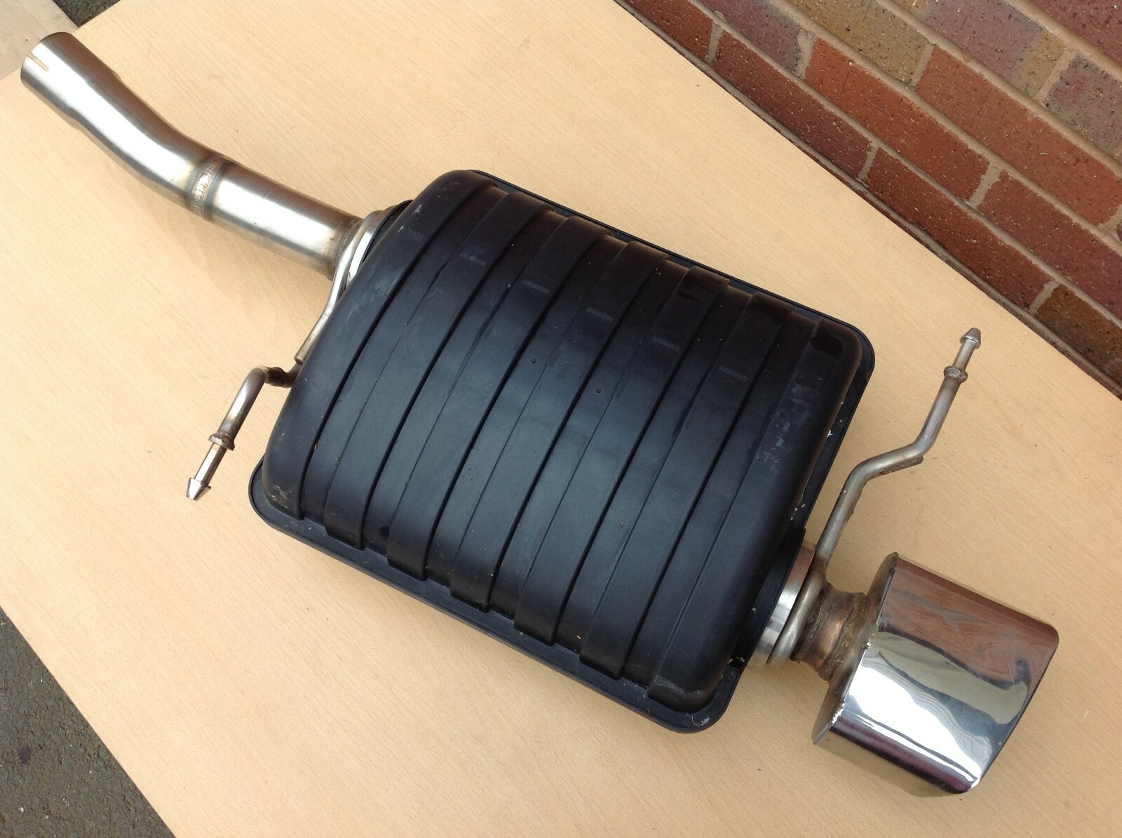 MG6 MG 6 3 EXHAUST BACK BOX MUFFLER BLACK 54G35HSLR BK031 , 19221M010 ...