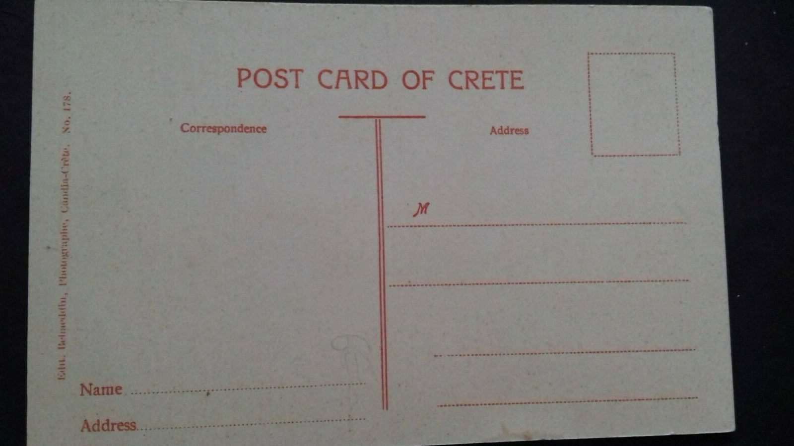 1900-1913 KPHTH CRETE GREECE GREEK IERAPETRA CRETAN STATE COLOUR ...