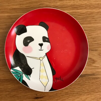 T2 TEA Collectable PANDA plate 15.5cm ceramic RARE - VGC - FREE POST ...