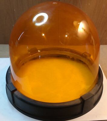 Orange Hazard / Caution Light Cover Dome, 8" NPT Threaded Base | eBay