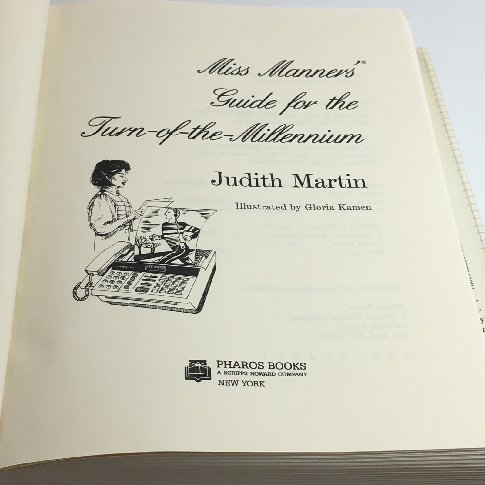 Miss Manner's ~ Guide For The Turn of The Millennium by Judith Martin ...