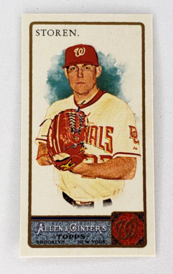 2011 Topps Allen & Ginter Mini Drew Storen #337 Washington Nationals ...