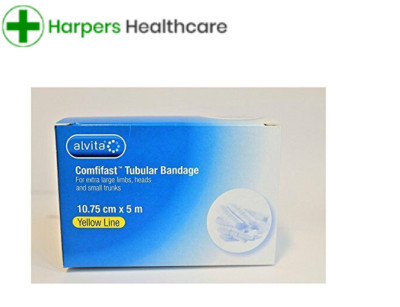 2 x Comfifast Yellow Line 10.75cm x 5m (2 packs of 5m) Stockinette ...