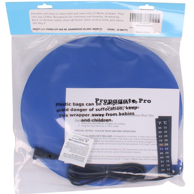 Brewing Fermentation Heat Pad for Homebrew Beer Wine Fermenting 120vac ...