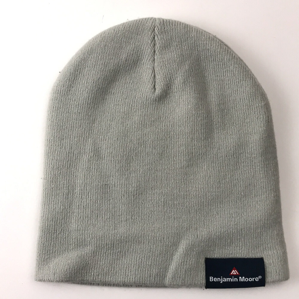 Benjamin Moore Paints Gray Winter Hat Beanie Cap with… - Gem