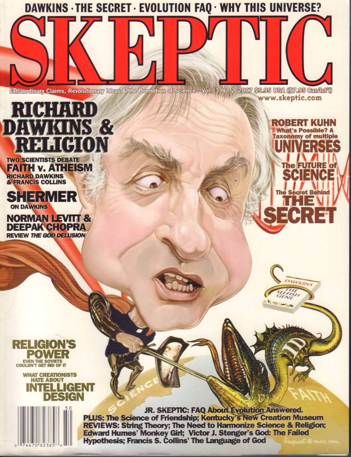 Skeptic Vol.13 No.2 2007 Richard Dawkins,Norman Levitt,Robert Kuhn ...