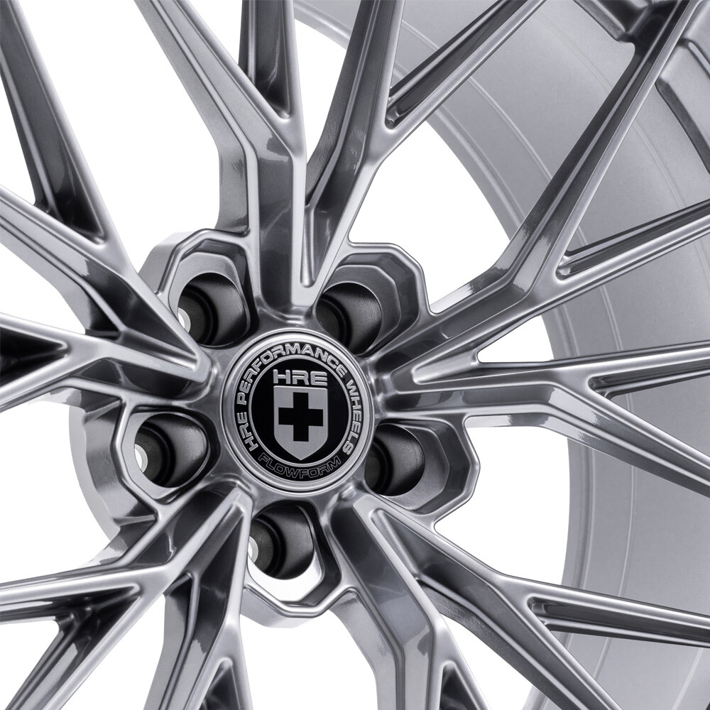 19" HRE FF28 Silver Forged Concave Wheels Rims Fits Volkswagen MK8 Golf ...