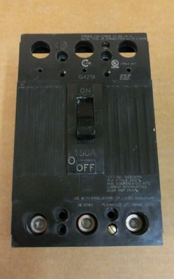 GE THQD THQD32150 3 Pole 150 Amp 240v Silk Screen Circuit Breaker AK | eBay