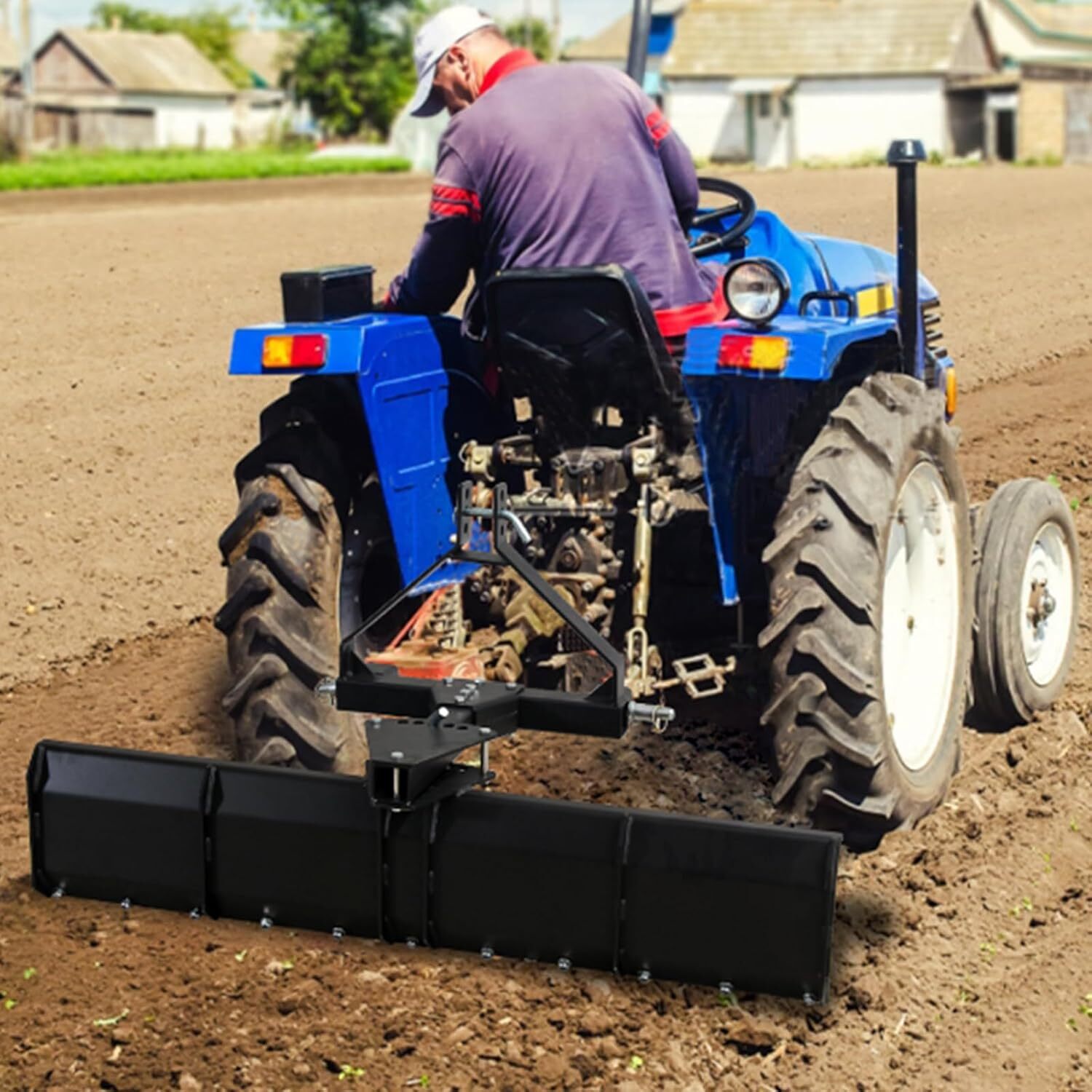 3-Point Tractor Rear Grading Blade Scraper 52" Width Steel for Cat 0 ...