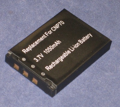 Battery 1050mAh Type CASIO NP-70 NP70 for CASIO Exilim Zoom EX-Z250 EX ...