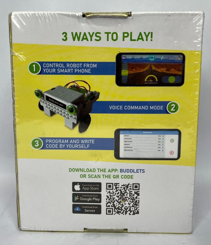 Buddlets-Bot Robot Toy Kit for Kids Ages 8-12 - STEM Coding Robotic Toy ...