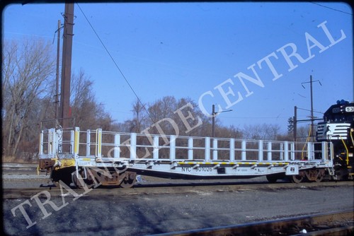 Original train slide NYC New York Central flat car 901026, 2008 | eBay