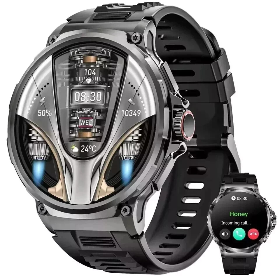 V69 Smart Watch for Men – 1.85" HD Screen, Fitness Tracker, 100-Day ...