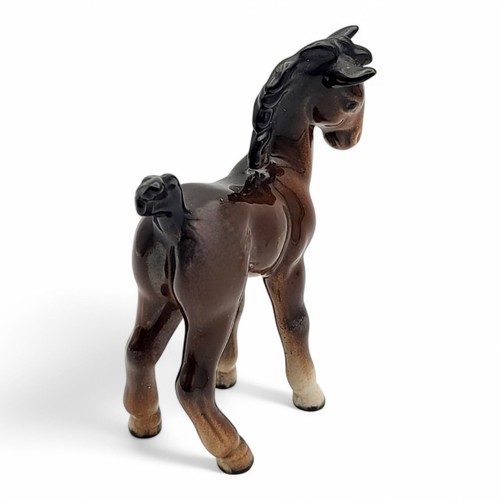 Vtg Beswick England Baby Horse Brown Playful Foal Colt Porcelain ...