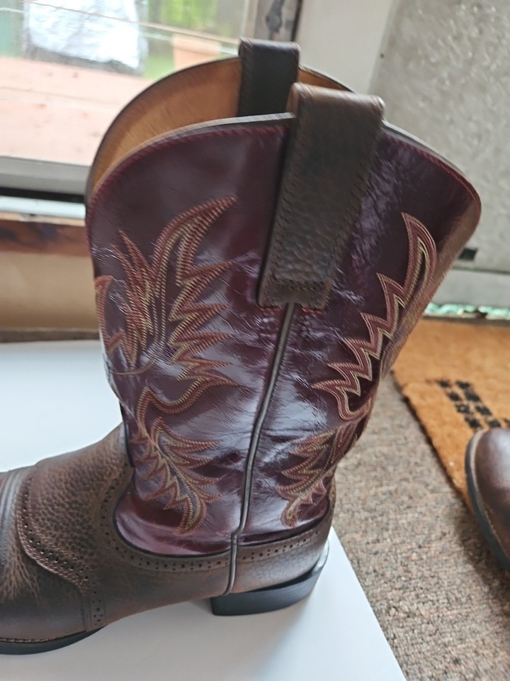 Ariat Men’s Groundbreaker Cowboy Work Farm Boot Sz 12 EE ATS | eBay