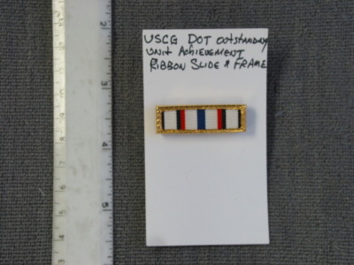 DOT, USCG issue Outstanding Unit Award (1994 - ) Ribbon Bar, brand new ...