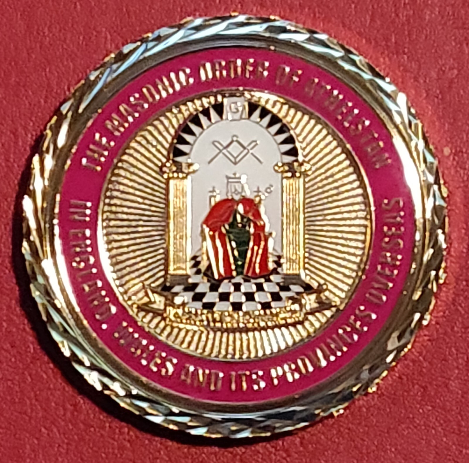 Masonic MOA - Athelstan Token - Grand Master 10 years 2013-2023 - 44 mm ...