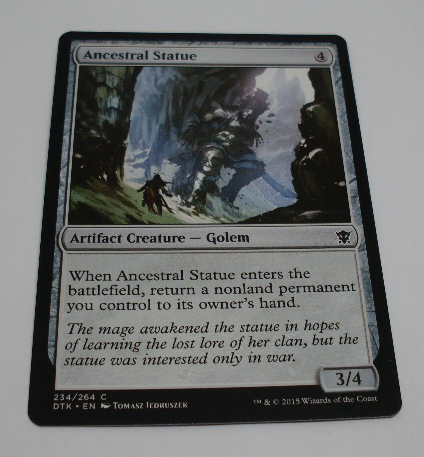 MTG Karte - Ancestral Statue - Artifact Creature Golem - Magic the ...