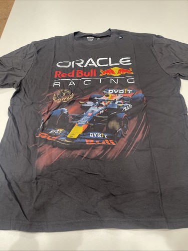 Hollister BOXY HEAVYWEIGHT ORACLE RED BULL RACING GRAPHIC TEE Faded ...