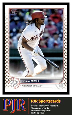 2022 Topps Gold Star #439 Josh Bell Washington Nationals BUY 4 - 35% ...