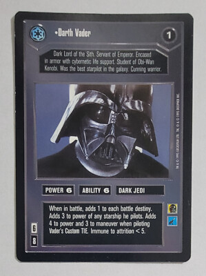 Star Wars CCG Premiere Limited BB Rare & Uncommon Dark Side DS Singles ...