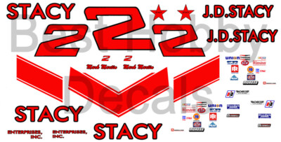 #2 Mark Martin J.D. Stacy 1/24th - 1/25th Scale Nascar Waterslide ...