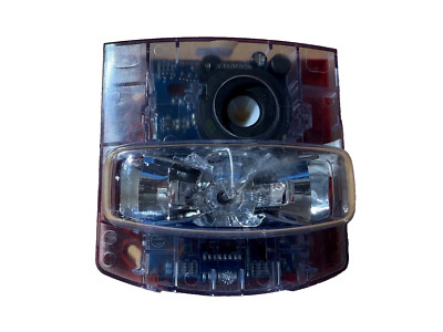 Autocall A49AV-APPLW Fire Alarm Horn Strobe + A49MP-AVVOWR Back Plate ...
