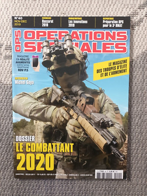 Revue Opérations spéciales n°40 - Revue neuve - Le combattant 2020 | eBay