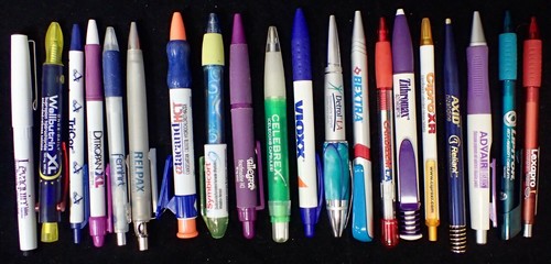 (20) Vintage Random Pharmaceutical Drug Rep Pens Plastic & Metal Lot 47 ...