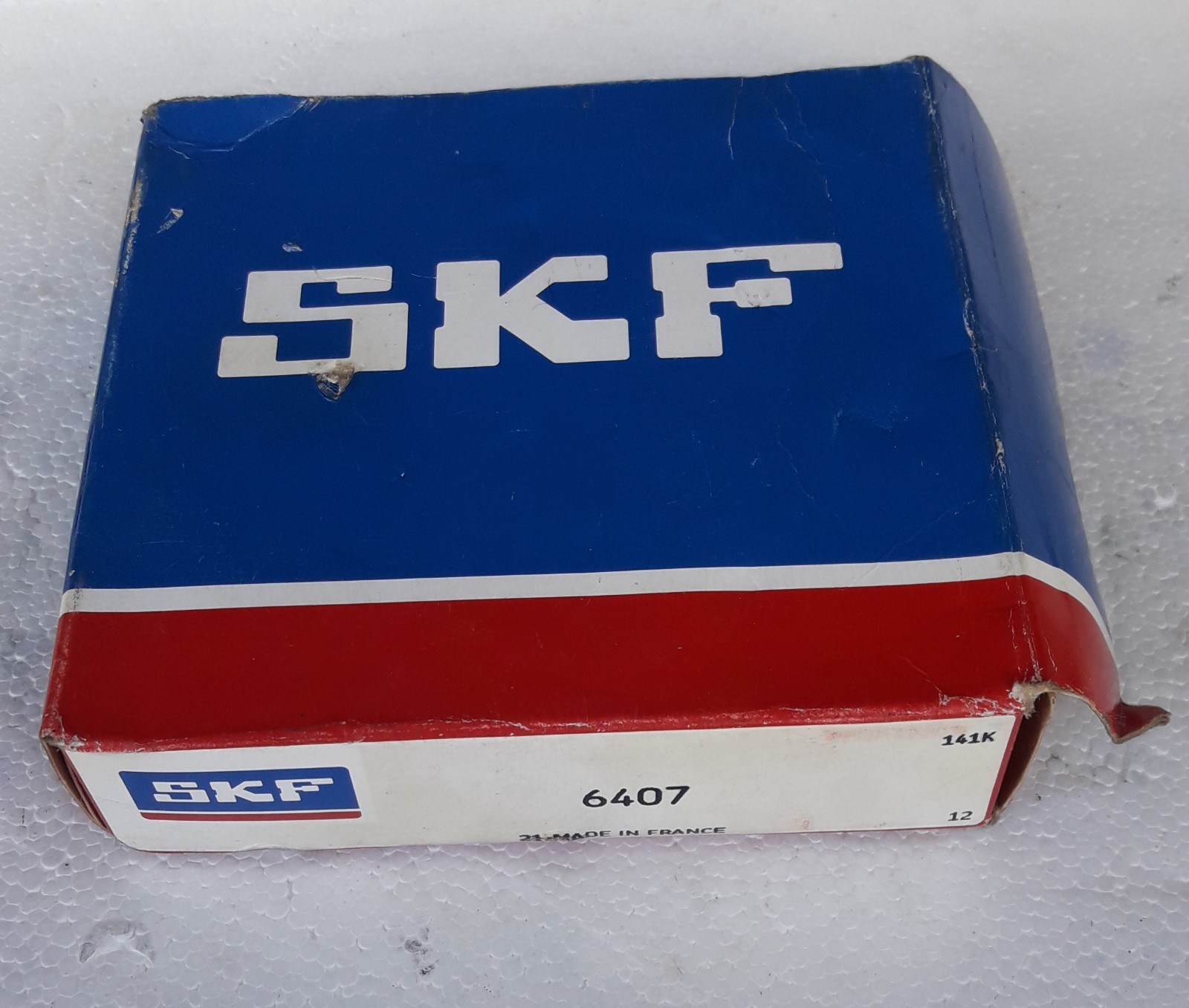 SKF 6407 Bearing 35x100x25 Ball Bearings Heavy Duty SKF FRANCE BOX PACK ...
