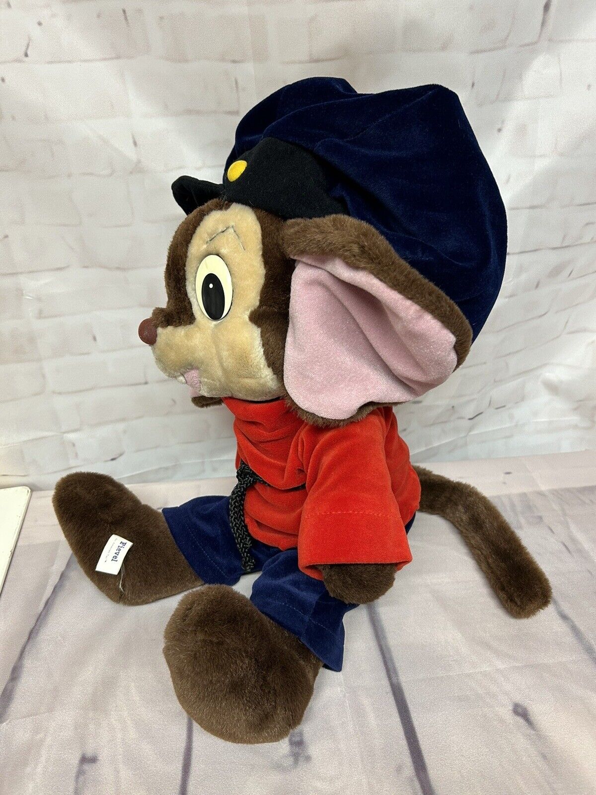 Fievel Stuffed Animal Plush An American Tail Movie 22" Large Mouse 1986 ...
