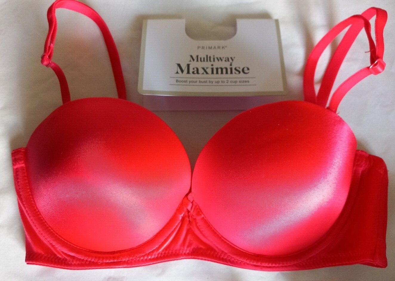 2 SIZES BIGGER MAXIMISE BOOB JOB SUPERBOOST BOMBSHELL MULTI-WAY BRA ...