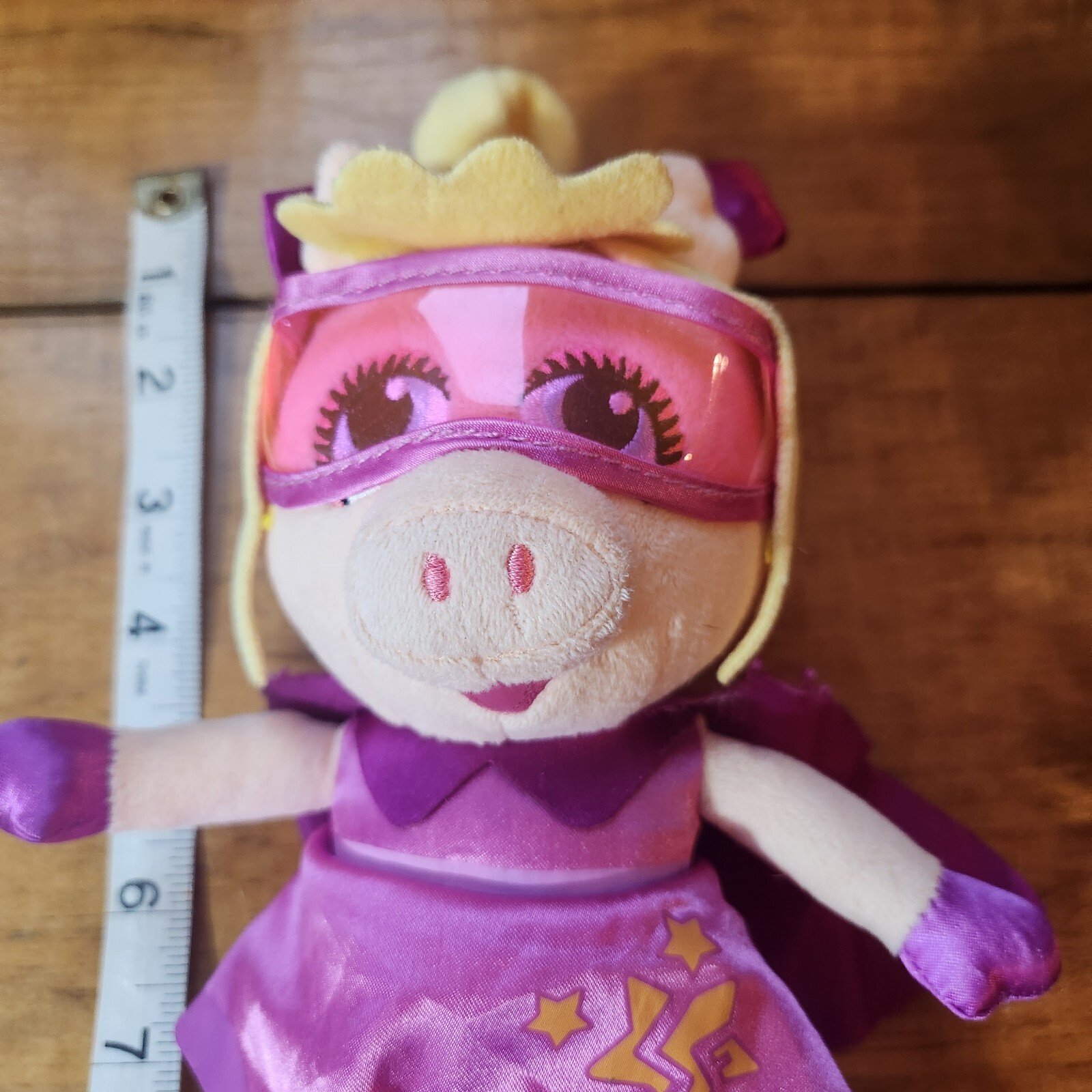 Muppet Babies Super Fabulous Miss Piggy Plush Stuffed Animal Toy Disney ...